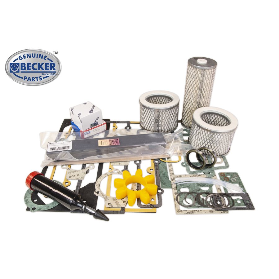 Becker Complete Rebuild Kits Pump Model DVT 3.10 (DVT Series) I 338026 ...