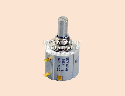 Potentiometer Switch Rotary For Heidelberg H12403 / HE-71-186-5172 ...