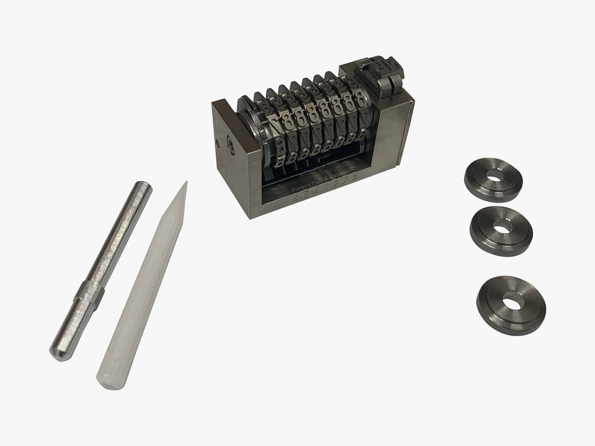 Numbering Machine 22800-00130 Typo, Model 13, 8 Wheel, 3.85mm Backward ...